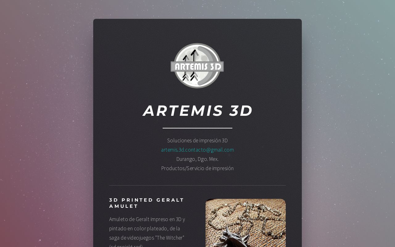 Artemis3D